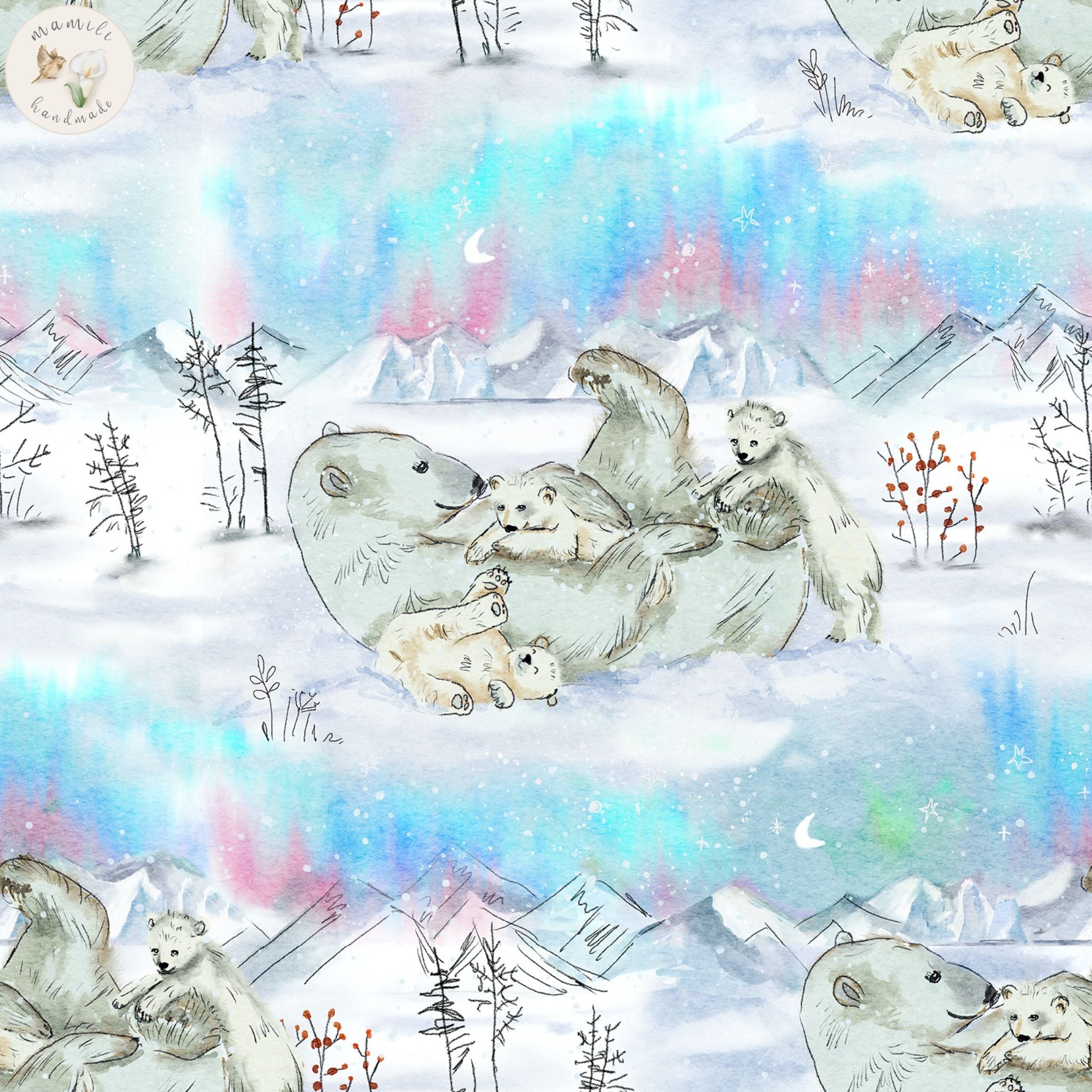 Polar Bears – mamili handmade